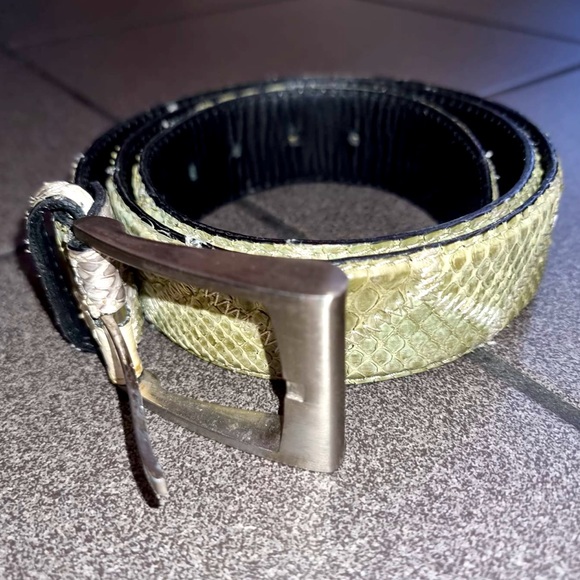 Accessories | 10 Real Python Mens Belt | Poshmark